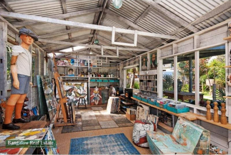 The artist’s beach shack