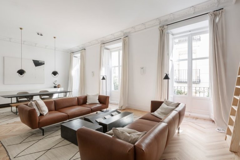 Modern minimalism in a historic shell