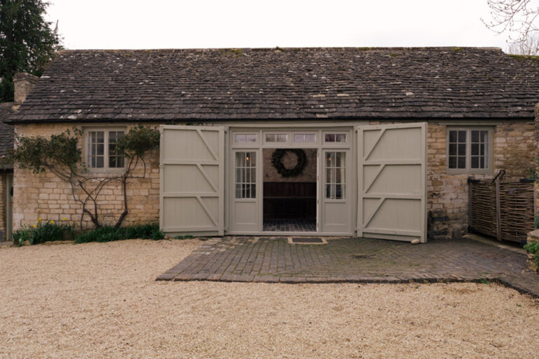 A renovated 1700 stone home in England