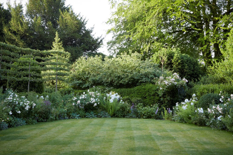 The garden of a Georgian rectory in Dorset