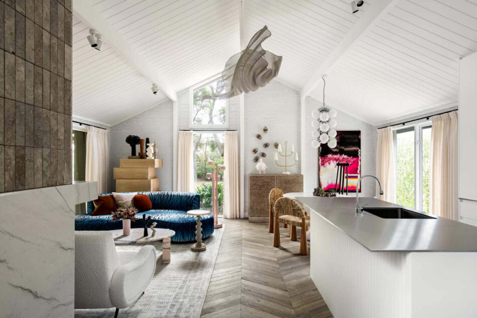 An eclectic beach house