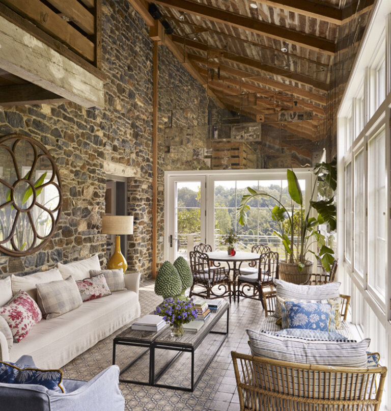 A renovated Pennsylvania barn