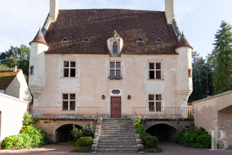A medieval castle with a renaissance flair in France