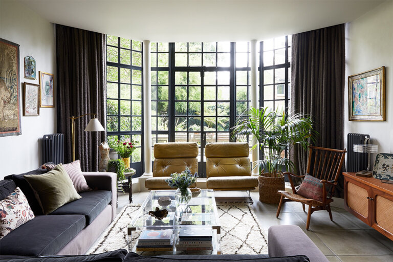 A designer’s inviting home in London