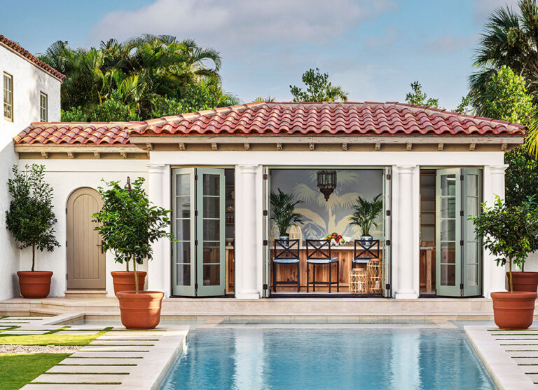 An old world and nautical Palm Beach home