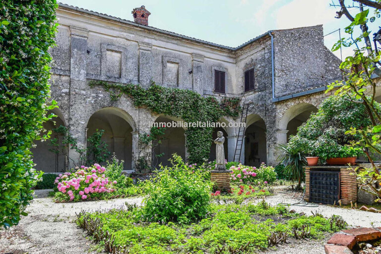 A 14th-century Medieval monastery outside of Rome