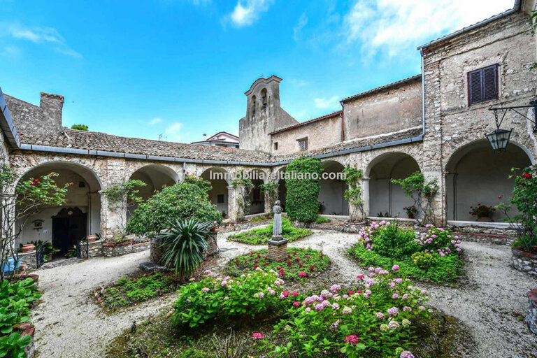 A 14th-century Medieval monastery outside of Rome