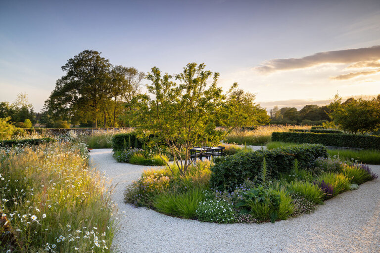 A garden in the East Suffolk countryside