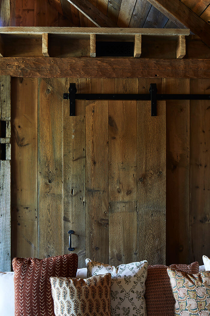 A rustic cabin and barn in Connecticut