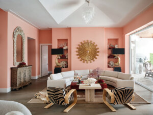 Pink extravaganza in a Florida home