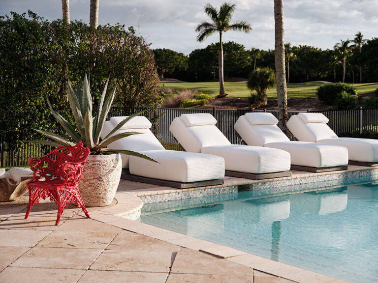 Pink extravaganza in a Florida home
