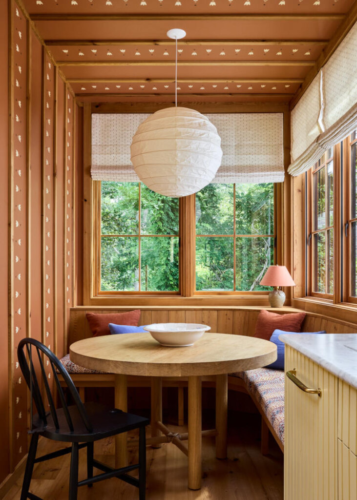 Stylish knotty pine. Yes I said stylish knotty pine.