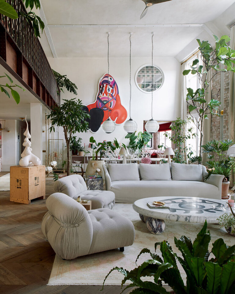 A row of Victorian townhouses in London converted into a spectacular ...